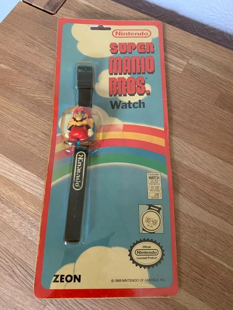 ZEON NINTENDO SUPER Mario Bros Promotional LCD Watch -👽👾Retro Gift Idea ...