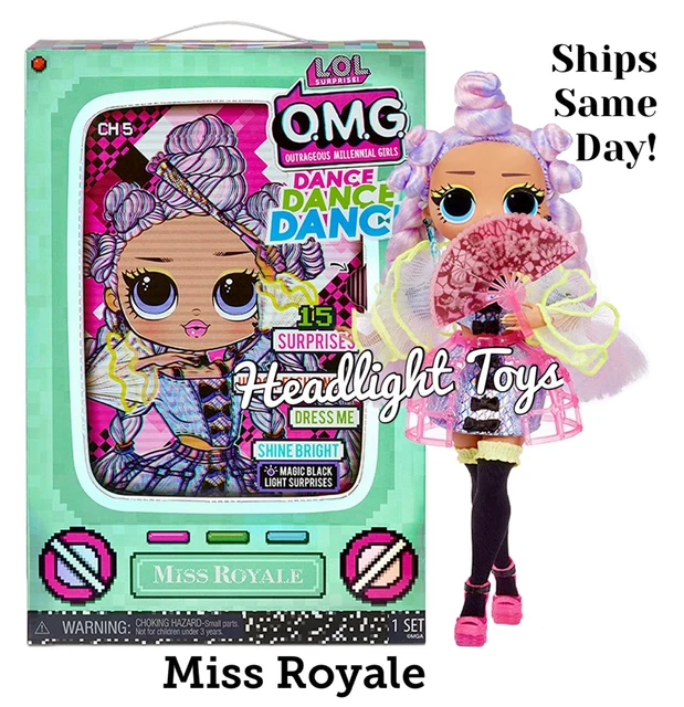LOL SURPRISE OMG Dance Miss Royale poupée mode 15 surprises 1er mars 21 ...