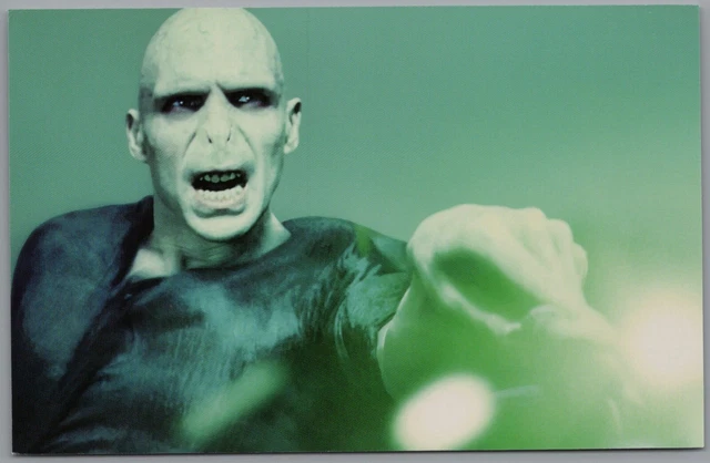 HARRY POTTER GOBLET Of Fire Lord Voldemort Using Wand Postcard £5.00 ...