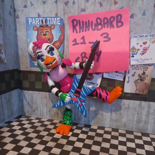 Five Nights At Freddys Fnaf Glamrock Chica 5 Inch Funko Action Figure