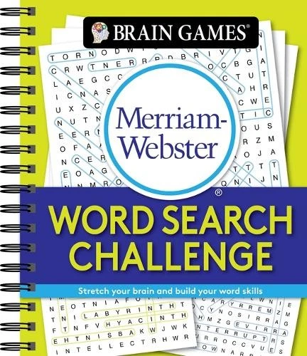BRAIN GAMES - Merriam-Webster Word Search Challenge (Encuadernación de ...
