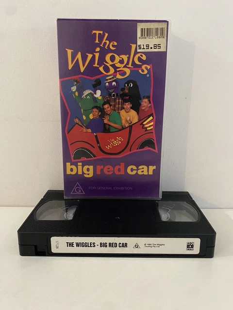THE WIGGLES: BIG Red Car VHS Tape Original Cast ABC Video, 1995 ...