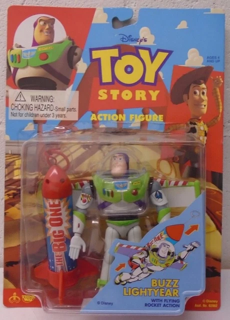TOY STORY MOVIE Rocket Blast Flying Buzz Lightyear Action Figure ...