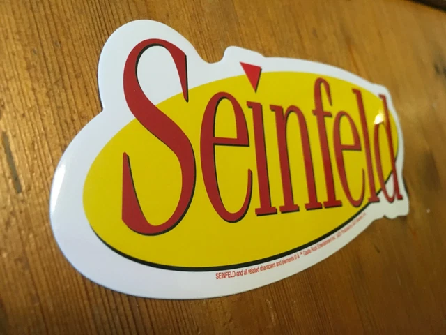 SEINFELD LOGO STICKER Kramer Jerry Elaine George Costanza Larry David 5 ...