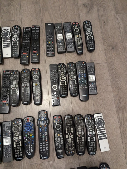 LOT OF 70 Remote Controls SHAW Various Untested For TV telus shaw (10Lb ...