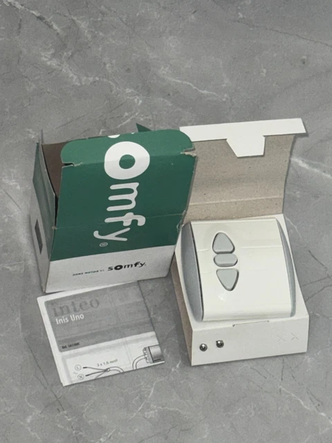 INTERRUPTEUR SOMFY INTEO volet roulant filaire + notice + vis , 1800191 ...