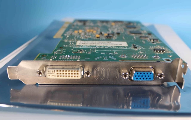 ATI FIREGL T2-128 AGP-8x DVI + VGA, Anschlüsse vergoldet. getestet ...