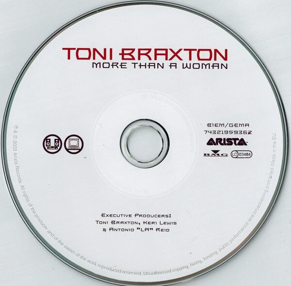 CD RAP TONI Braxton More Than A Woman CD, Album, Copy Prot. 2002 RnB ...