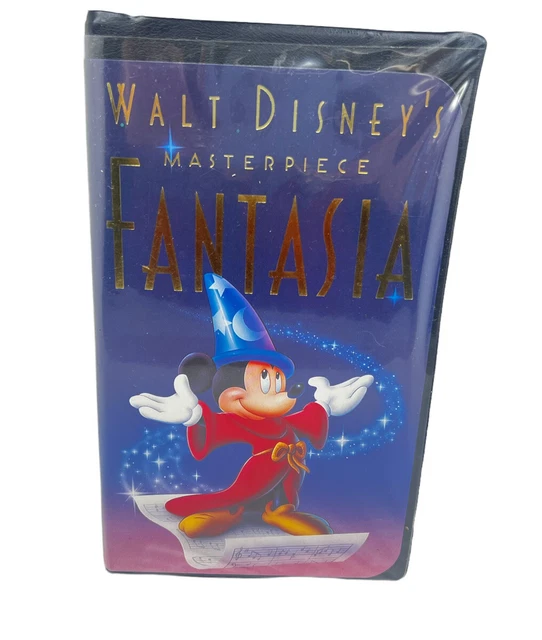 WALT DISNEY'S MASTERPIECE Fantasia VHS Final Release Vintage Mickey $6. ...