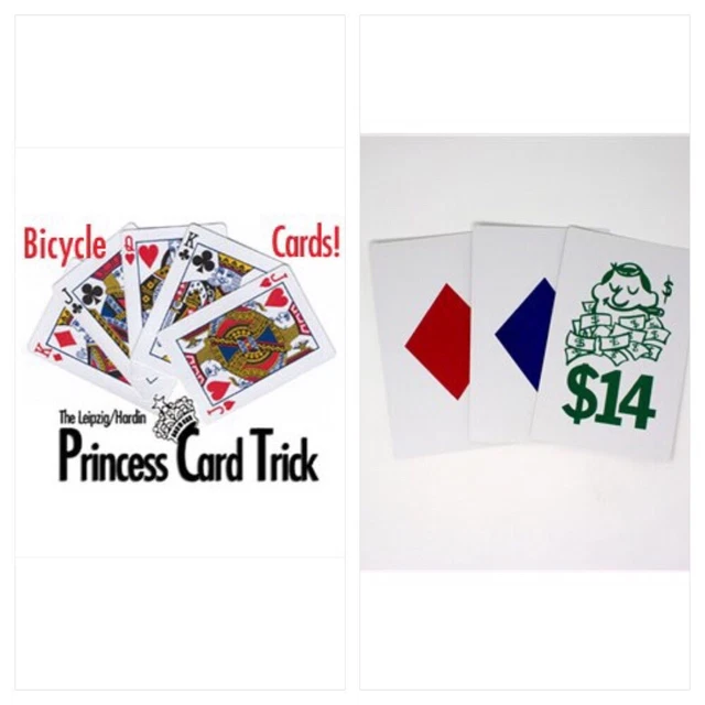 PRINCESS CARD TRICK - BICYCLE plus COLOR MONTE by Emerson & West Magic ...