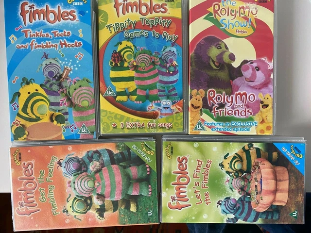 SET OF 4 Fimbles VHS Videos with bonus Roly Mo Show video £20.00 ...