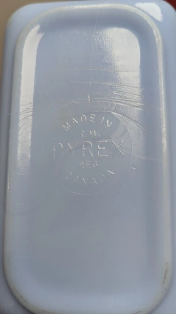 VINTAGE PYREX BLUE Delphite Butter Dish $25.00 - PicClick CA