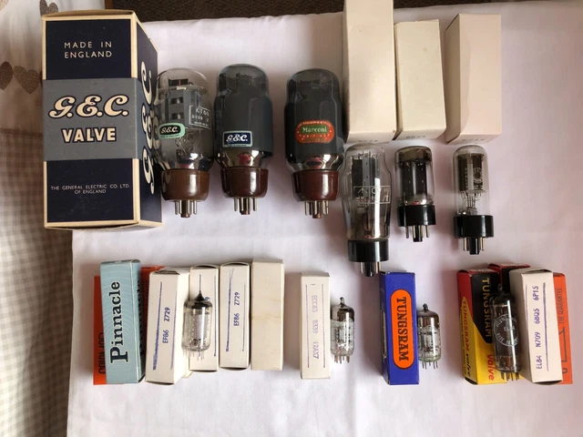 VINTAGE GLASS VALVES Job Lot x 20 £51.03 - PicClick UK