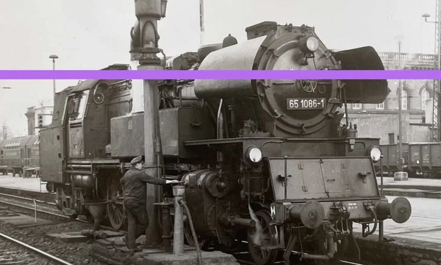 LOK MAGDEBURG 1973 Bahnhof DDR - Dampflok Zug Eisenbahn Bahn Reichsbahn - Foto EUR 2,99 ...