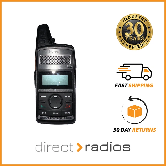 HYTERA PD365 UHF Digital Two Way Radio Walkie Talkie Handheld - USED £ ...