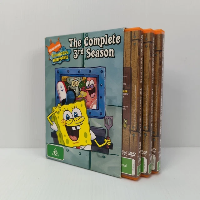 NICKELODEON SPONGEBOB SQUAREPANTS The Complete 3rd Season DVD Region 4 ...