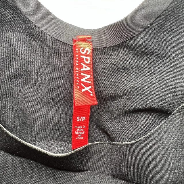 SPANX ONCORE OPEN Bust Black Sleeveless Bodysuit Womens Small Adjustable Straps £22.55 - PicClick UK