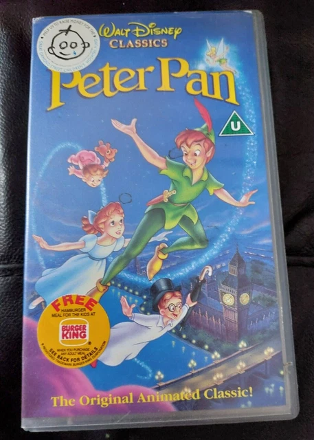 VINTAGE 1993 WALT Disney Classics - PETER PAN VHS Video Cassette Tape £12.00 - PicClick UK