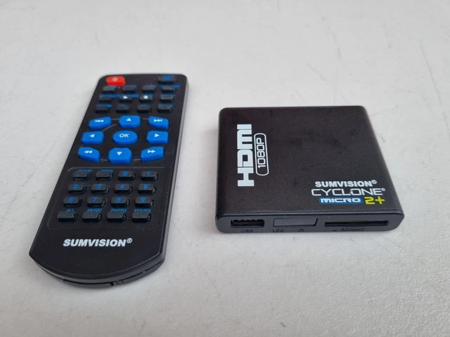 SUMVISION CYCLONE MICRO 2+ FULL HD HDMI 1080P MULTI MEDIA PLAYER WITH ...