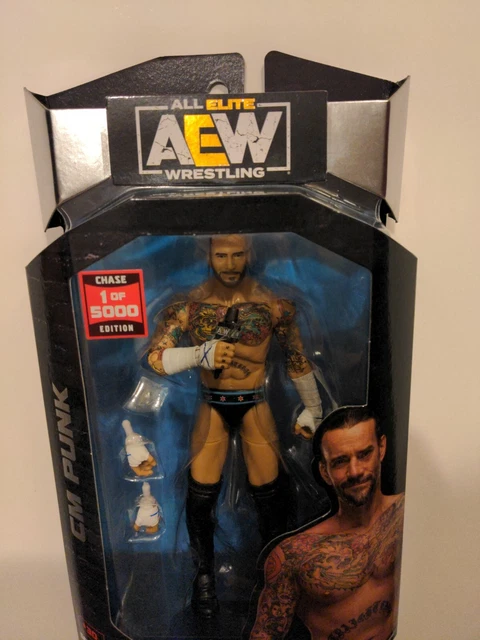 JAZWARES AEW UNMATCHED Collection Series 4 CM Punk Action Figure 1 Of 5000 -NEW- $85.00 ...