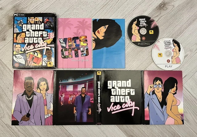 GRAND THEFT AUTO GTA Vice City gioco PC CD-ROM completo con mappa EUR ...