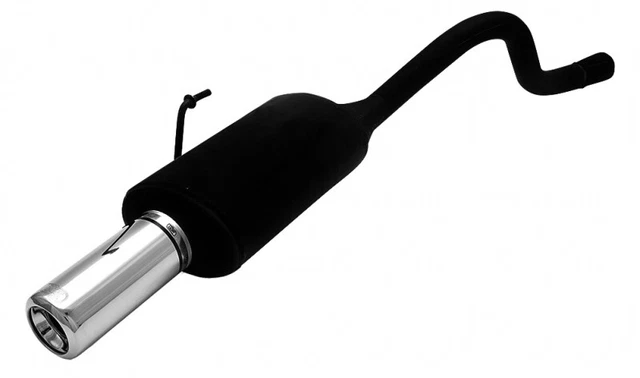 MUFFLER FOR RENAULT Clio II Hatchback 1.4i 55kW 1998-2005 Single Round ...