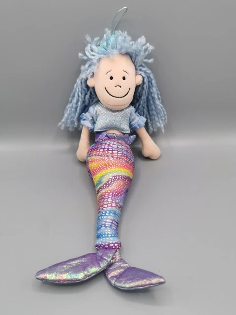 JELLYCAT MERMAID WITH Blue Hair Soft Plush Beanbag Teddy Doll Retired ...