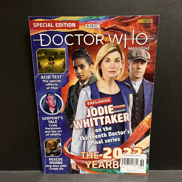 DOCTOR WHO MAGAZINE Special Edition 2022 YEARBOOK Jodie Whittaker 13th ...