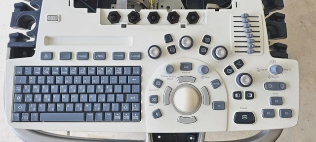 GE LOGIQ E9 Keyboard and Trackball - Entire top console available as ...