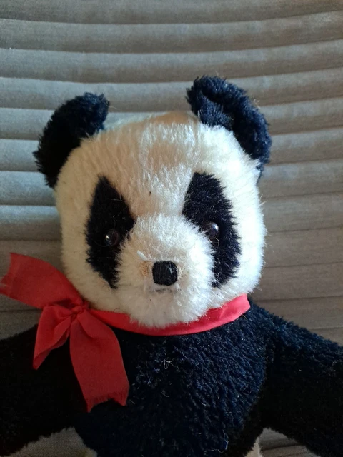EARLY WENDY BOSTON Panda Teddy Bear Vintage 1960s Plush Soft Toy Animal ...