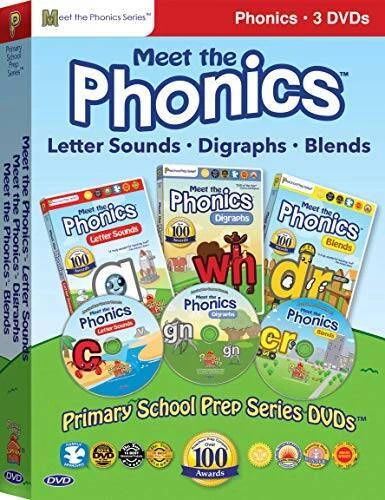 MEET THE PHONICS - 3 DVD Boxed Set (Meet the Letter Sounds, Meet the ...