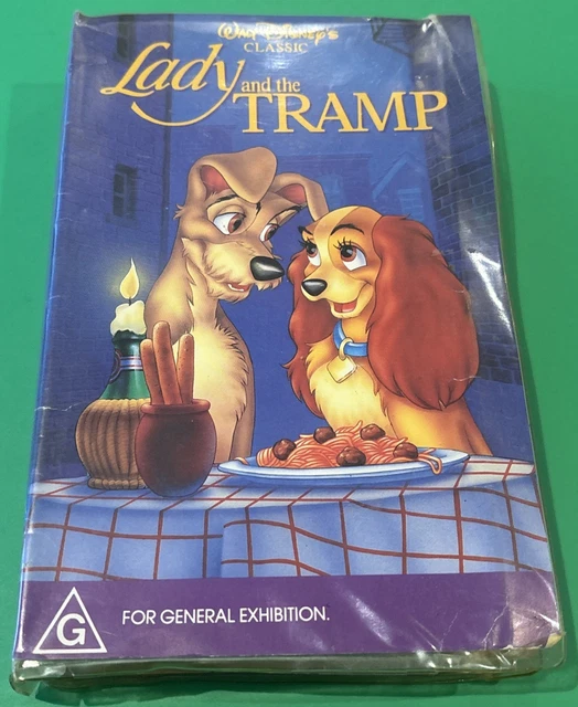 LADY AND THE Tramp VHS (1990) - Walt Disney Classics Black Diamond ...