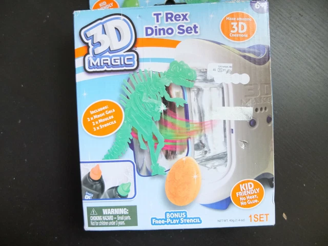 3D MÁGICO MAKER T-Rex Dino Set Nuevo EUR 18,50 - PicClick FR