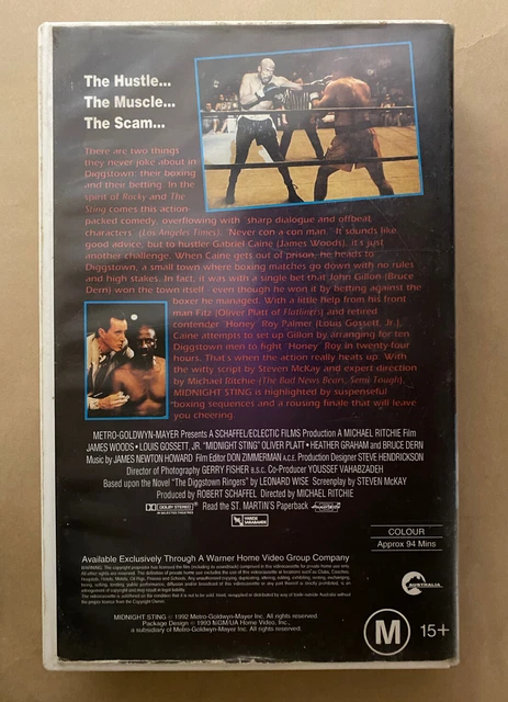 MIDNIGHT STING [VHS] Warner MGM Video Big Box Ex-Rental Tape Diggstown ...