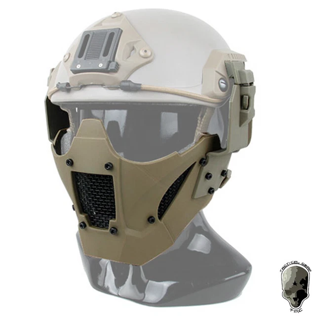 TMC TACTICAL JAY Fast Mask Half Face Mask Mesh Airsoft Mask Fit FAST ...