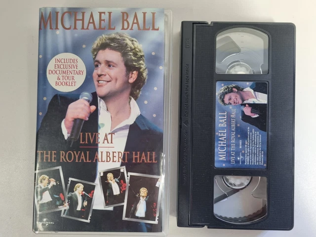 MICHAEL BALL LIVE At The Royal Albert Hall PAL VHS Tape £2.50 - PicClick UK