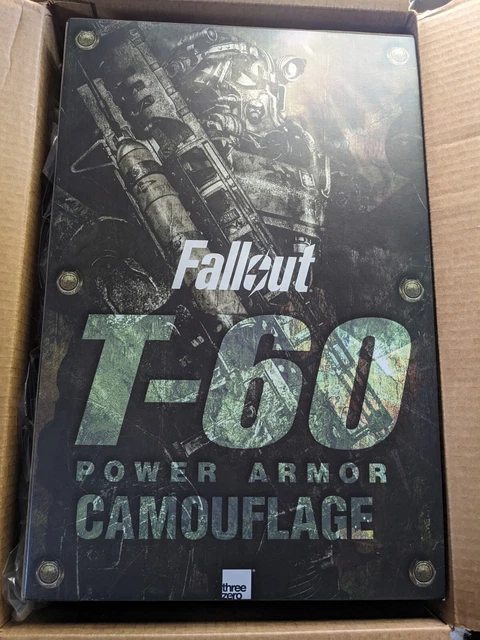 Threezero Fallout 1 6 Scale T 60 Camouflage Power Armor Action Figure