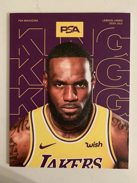 LEBRON JAMES LA Lakers Nba Basketball Psa Trading Card Magazine July ...