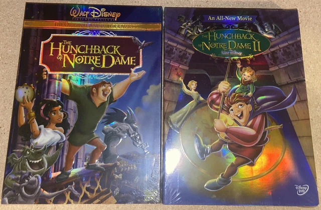 DISNEY’S THE HUNCHBACK of Notre Dame 1 & 2 DVD Set Includes Both Movies ...