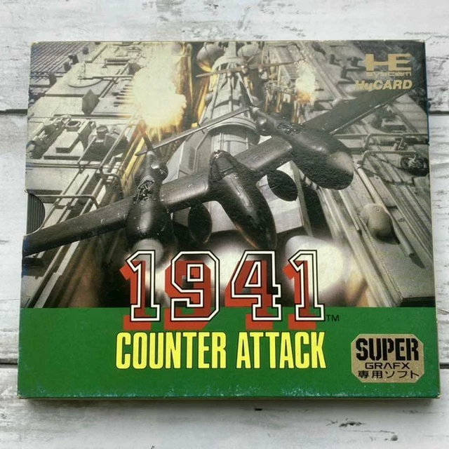 USED PC ENGINE 1941 Counter Attack NEC Hucard Super Grafx HUDSON SOFT £ ...