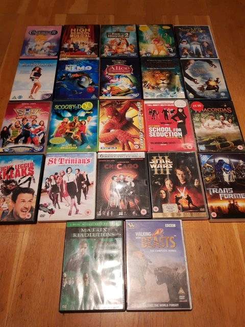 FAMILY CHILDREN'S TEENAGE DVDs Bundle JobLot - X 22 . PAL. Great ...