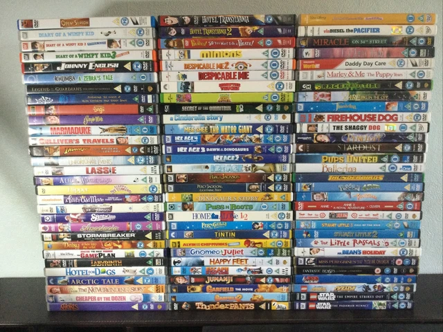 KIDS DVD BUNDLE 93x Children & Family Movies DVDs Joblot £24.99 ...