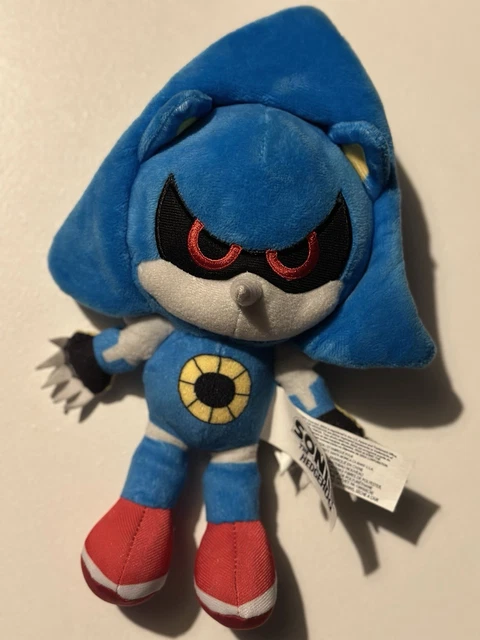 SONIC THE HEDGEHOG Metal Sonic Classic Plush Soft Toy Jakks Pacific 8 ...