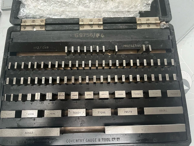 COVENTRY GAUGE CO, Matrix Slip Gauge Set, imperial £34.33 - PicClick UK