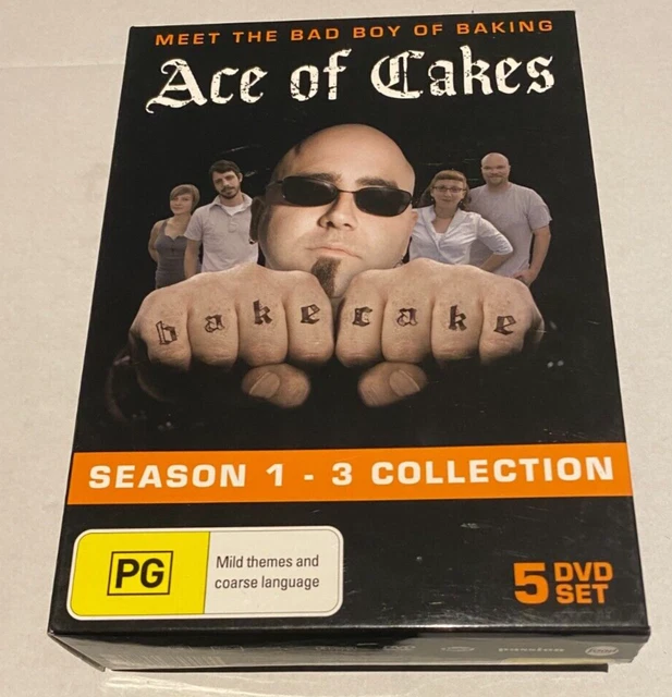 ACE OF CAKES Box Set Seasons 1 - 3 DVD Region 0 (All) 5 DVD Set Food ...