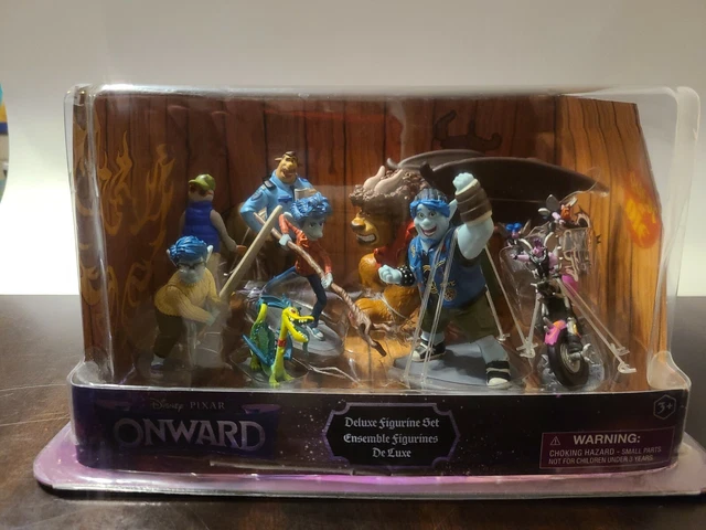 DISNEY STORE ONWARD Deluxe Figure Play Set Playset Figurine Toy Cake ...