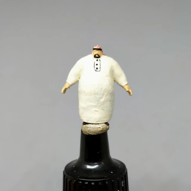 BIG FAT ARAB Man HO 1:87 Miniatur Figur ohne Preiser EUR 14,02 ...