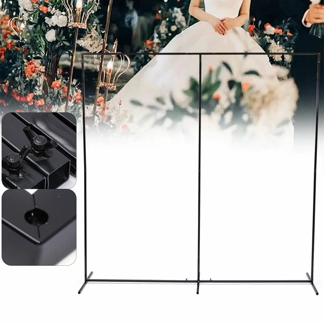 HEAVY DUTY WEDDING Arch Frame Backdrop Stand Birthday Party Props Free ...