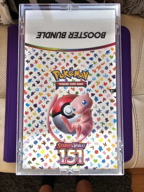 151 BOOSTER BUNDLE Display Case, UV Acrylic Display Case Include ...