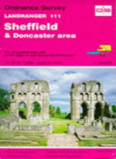 LANDRANGER MAPS: SHEFFIELD and Doncaster Area Sheet 111 (OS Land £3.32 ...